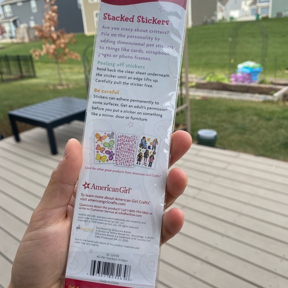 American Girl | Toys | Bn American Girl Crafts Stacked Sturdy Stickers ...